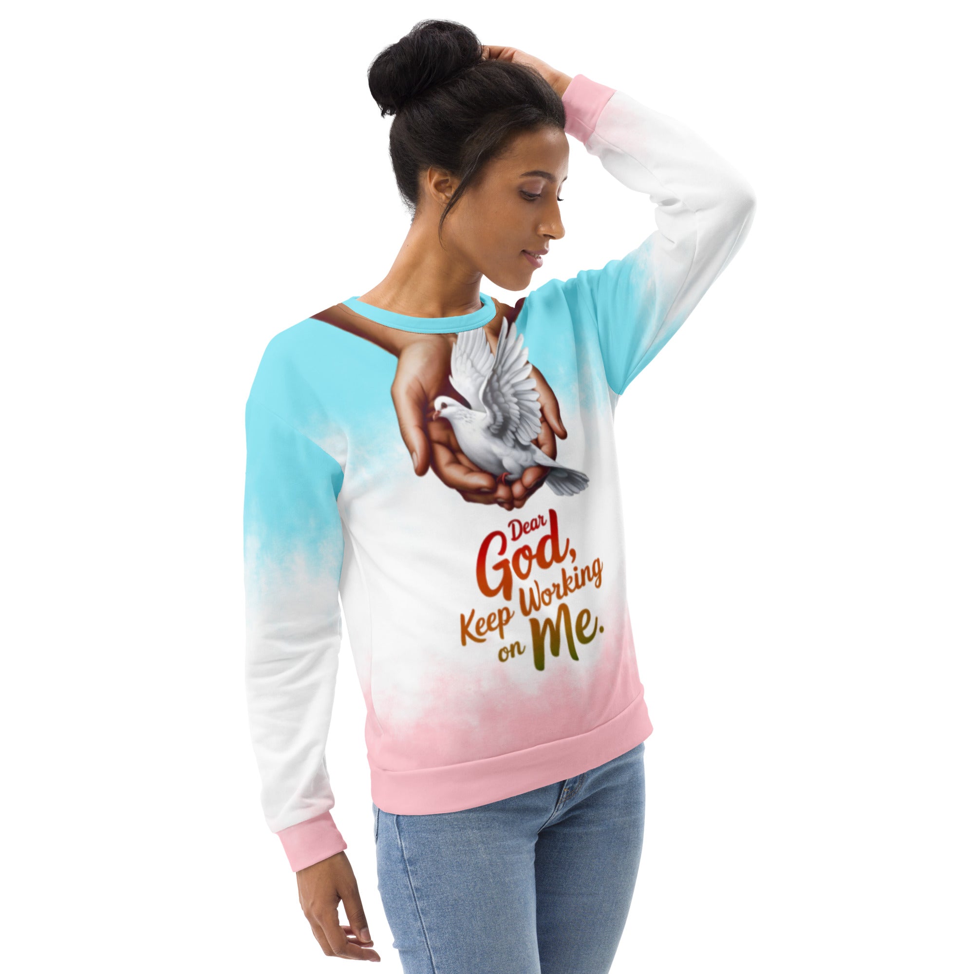 Dove Graphic Unisex Sweatshirt, Christian Apparel
